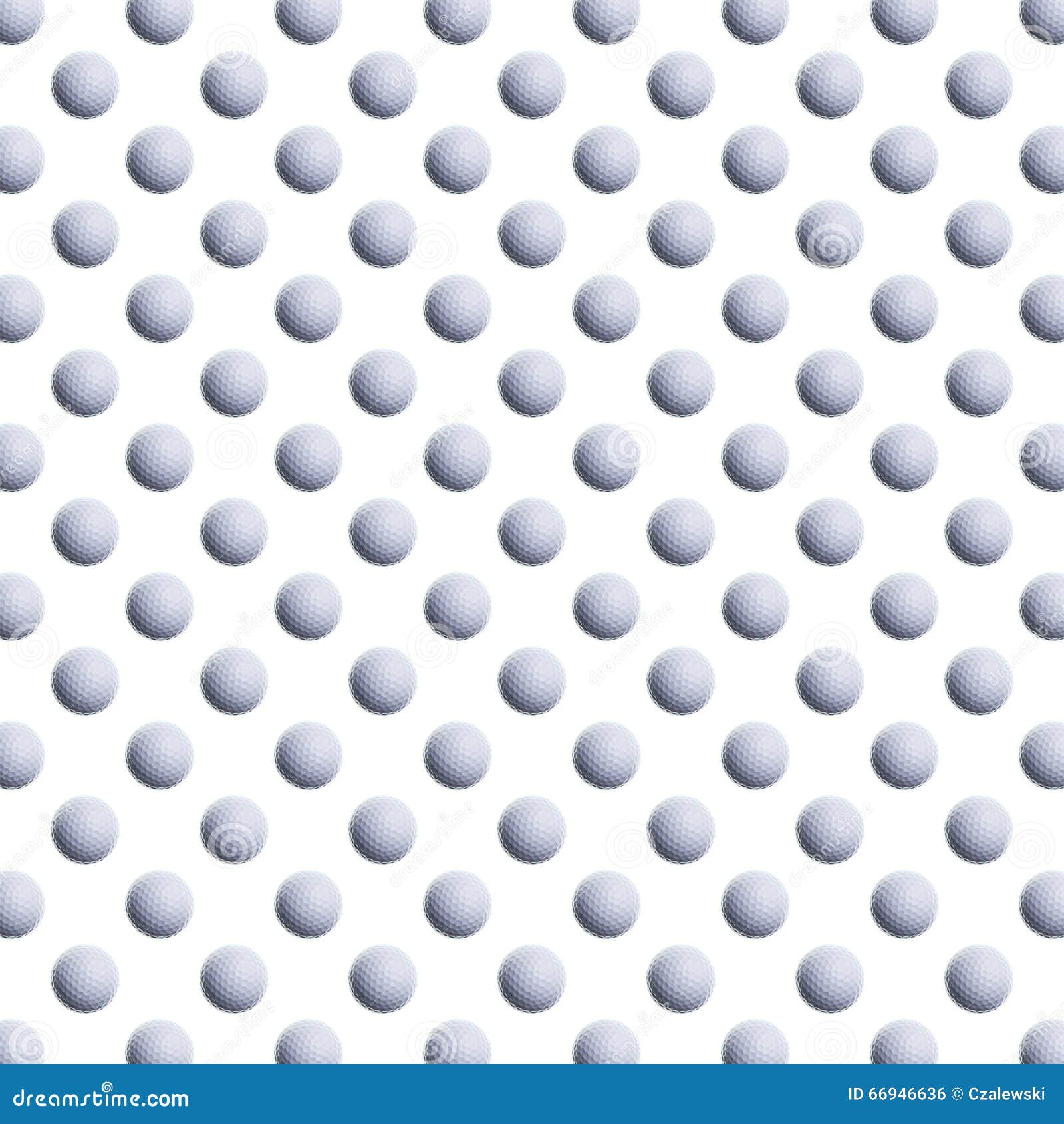 Grey Gray Golf Balls White Background Pattern Stock Photo - Image of ...