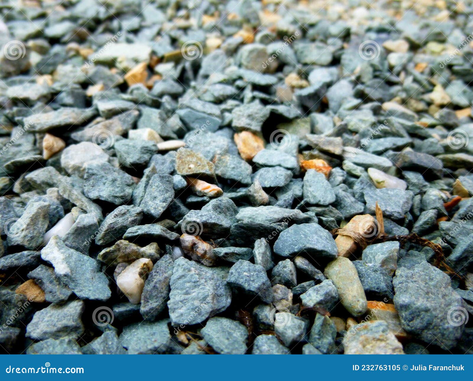 Grey Ground Stone Rubble Background of Many Small Stones Stock Image ...