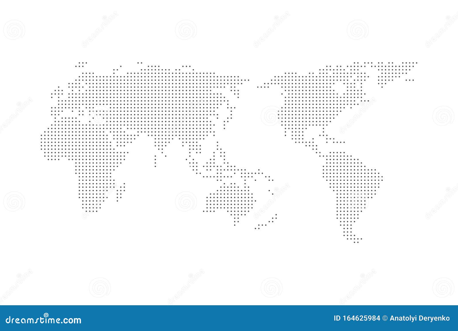 Grey Halftone Dotted World Map Vector Illustration Flat Design Asia in ... Grey Halftone Dotted World Map Vector Illustration Flat Design Asia in ...