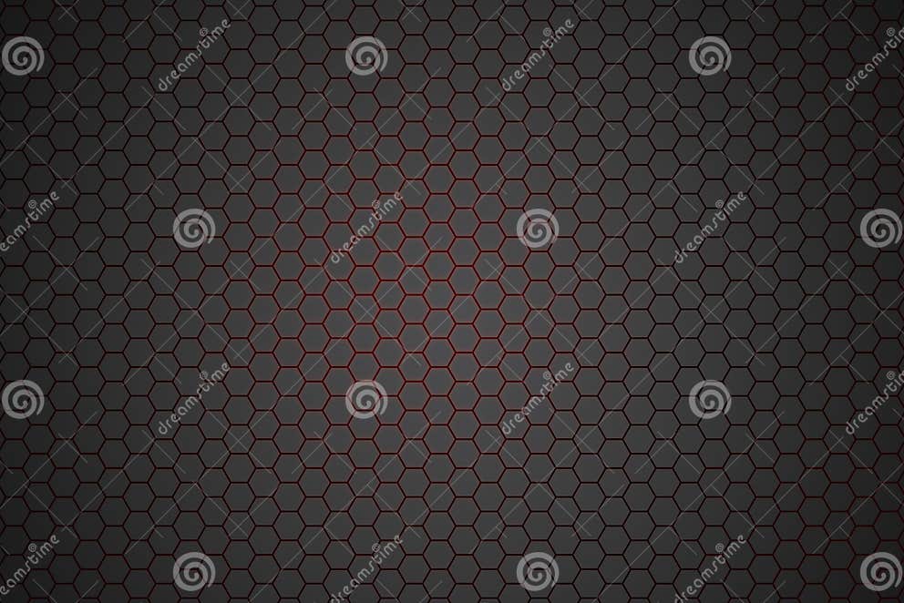 Grey Hex Textured Background Stock Illustration - Illustration of ...
