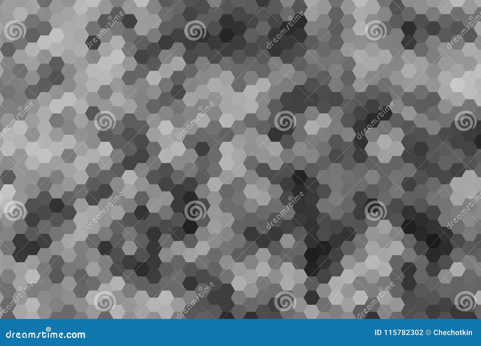 Grey Hexagon Abstract Polygonal Texture Stock Illustration ...