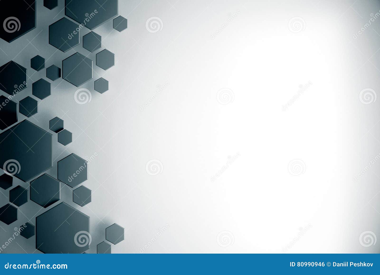 Grey Hexagon Pattern Background Stock Illustration - Illustration of ...