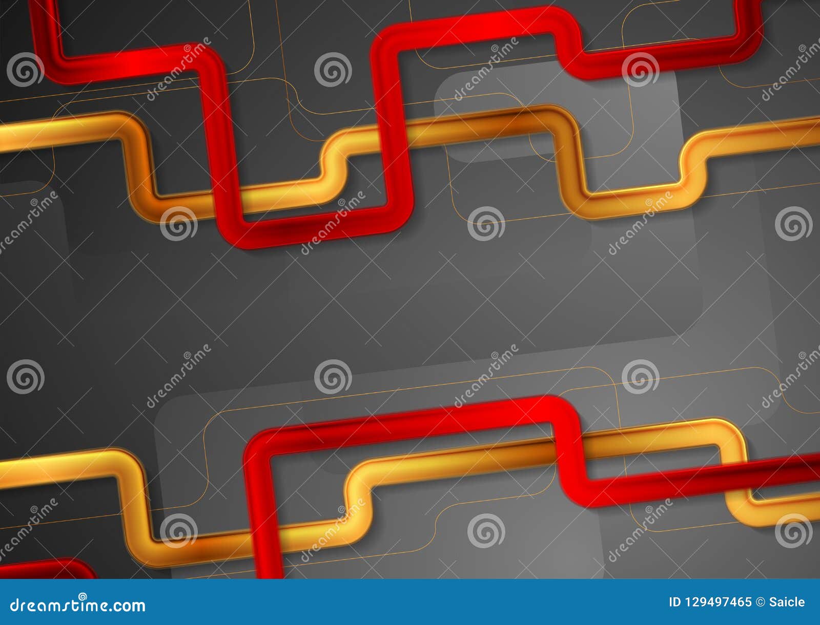 Grey Hi-tech Abstract Geometric Background Stock Vector - Illustration ...