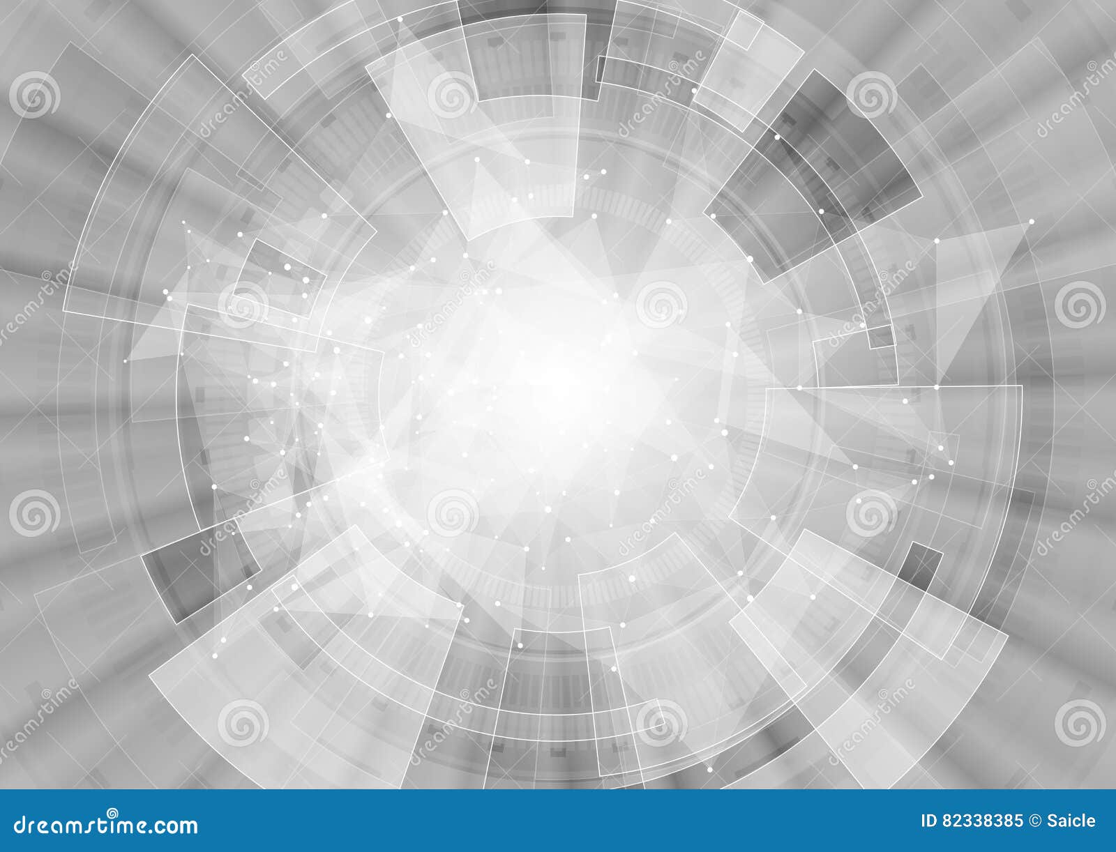 Grey Hi-tech Engineering Vector Background Stock Vector - Illustration ...