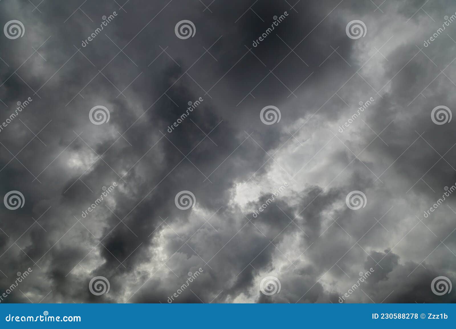 Grey Incoming Storm Clouds Full Frame Background Stock Photo - Image of ...