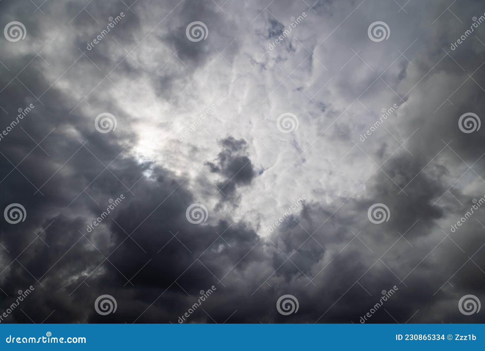 Grey Incoming Storm Clouds Full Frame Background Stock Photo - Image of ...