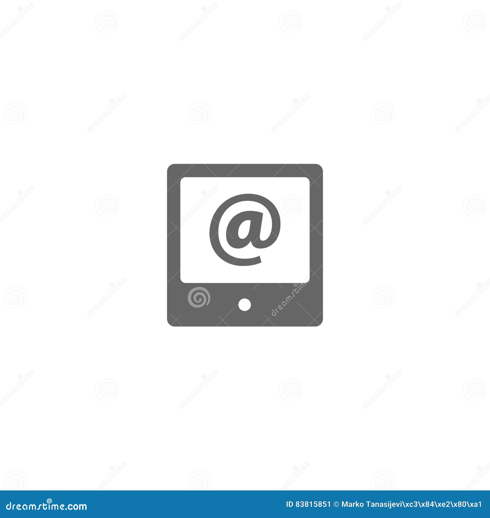 Grey internet icon stock vector. Illustration of information - 83815851