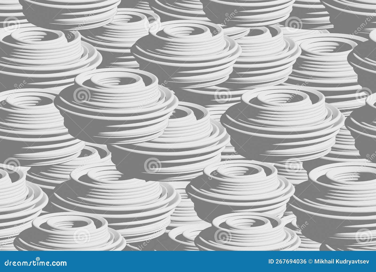 Grey Isometric Concentric Ring Seamless Pattern Stock Illustration ... Grey Isometric Concentric Ring Seamless Pattern Stock Illustration ...
