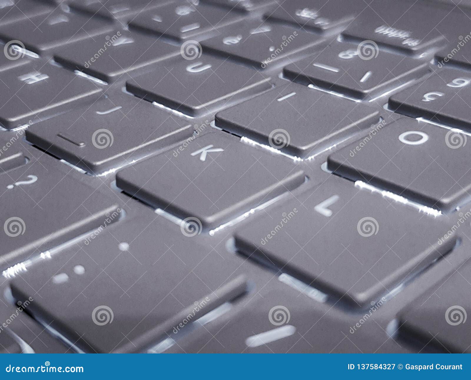 Grey keyboard stock image. Image of letter, white, computer - 137584327