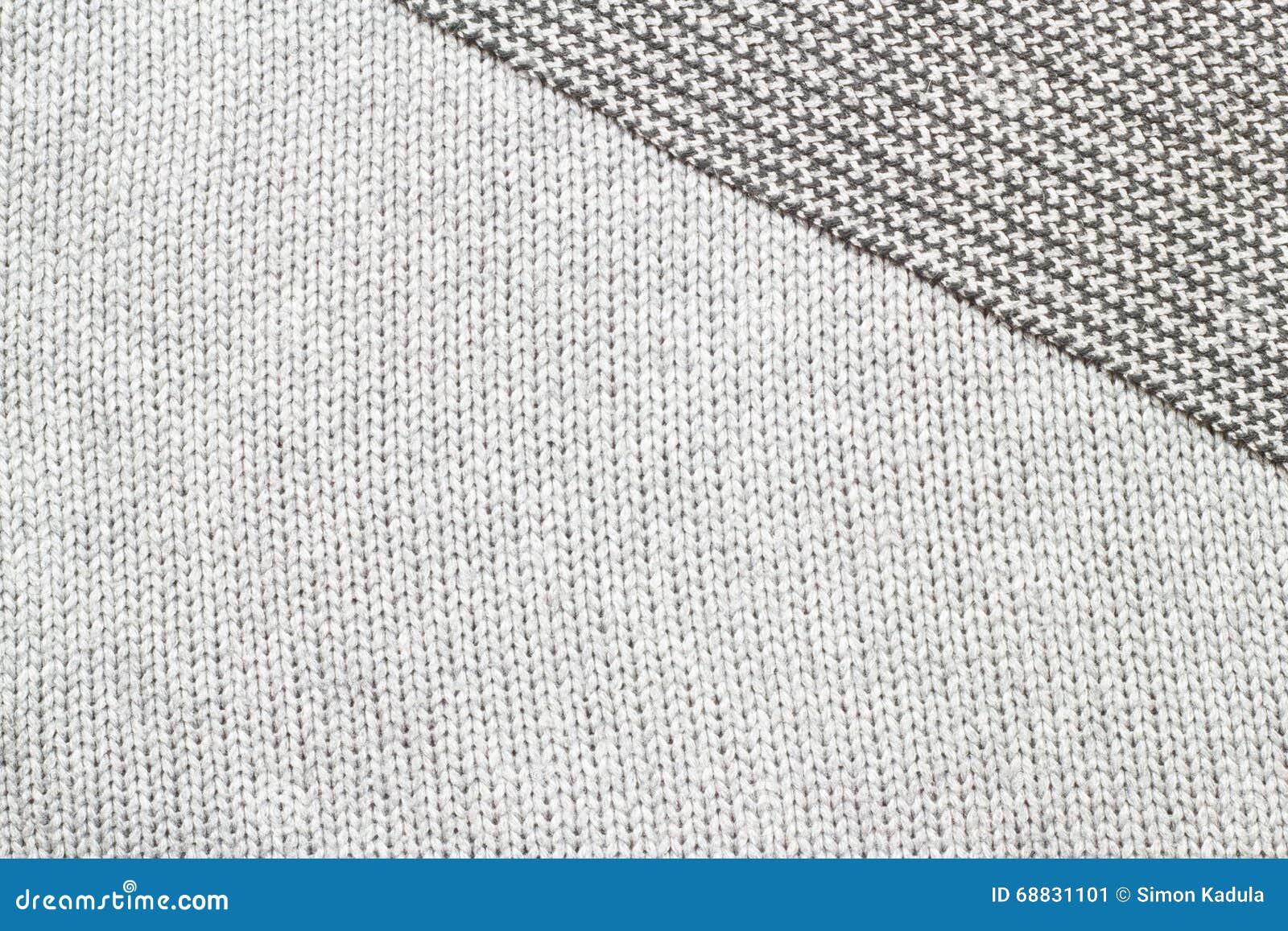 Grey Knitted Fabric Made of Heathered Yarn Background / Texture Stock ...