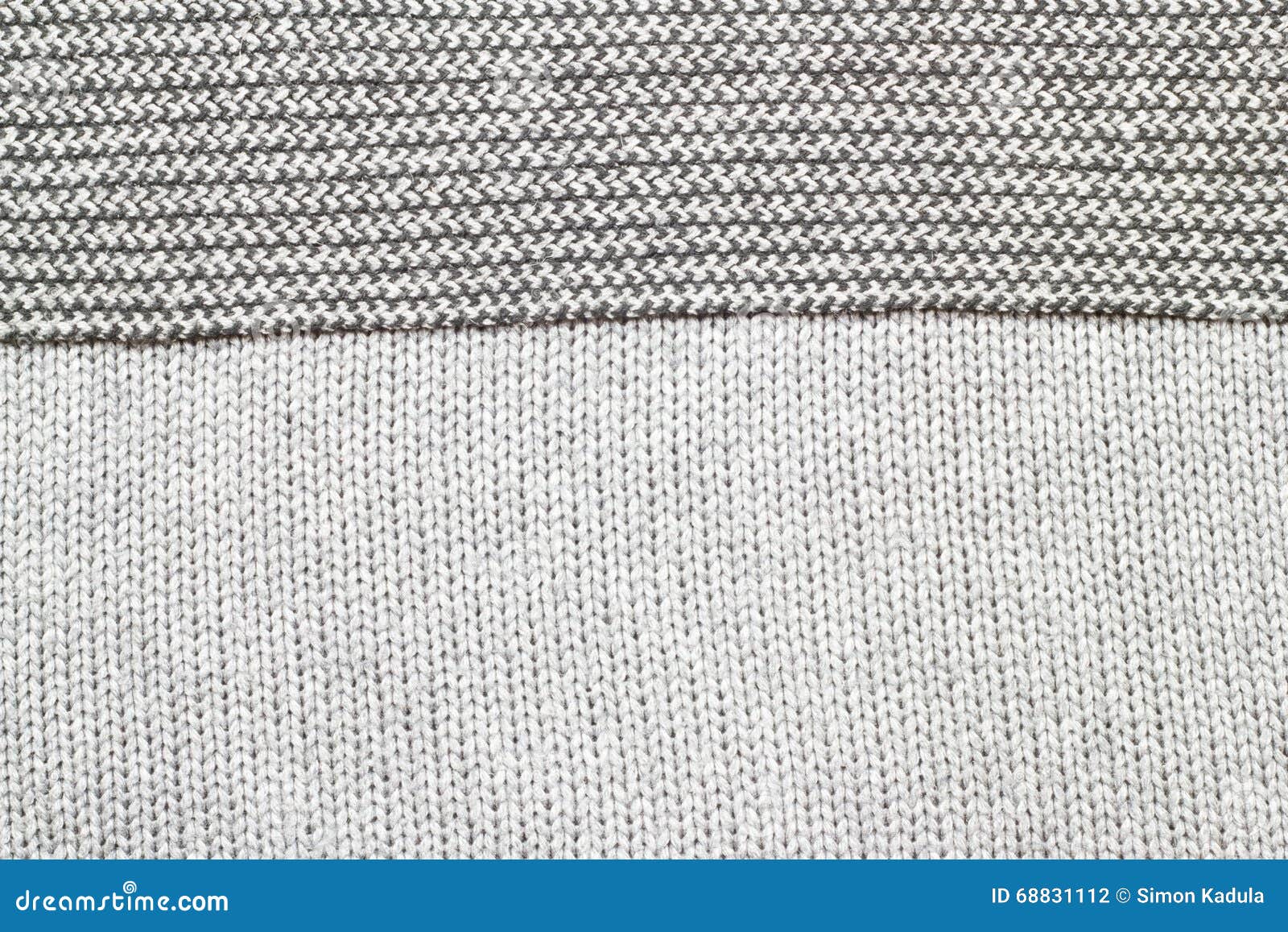 Grey Knitted Fabric Made of Heathered Yarn Background / Texture Stock ...
