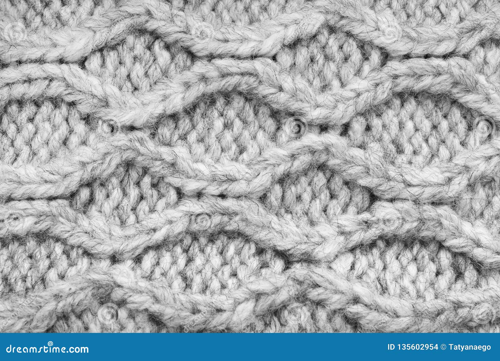 Grey knitted texture stock photo. Image of detail, background - 135602954