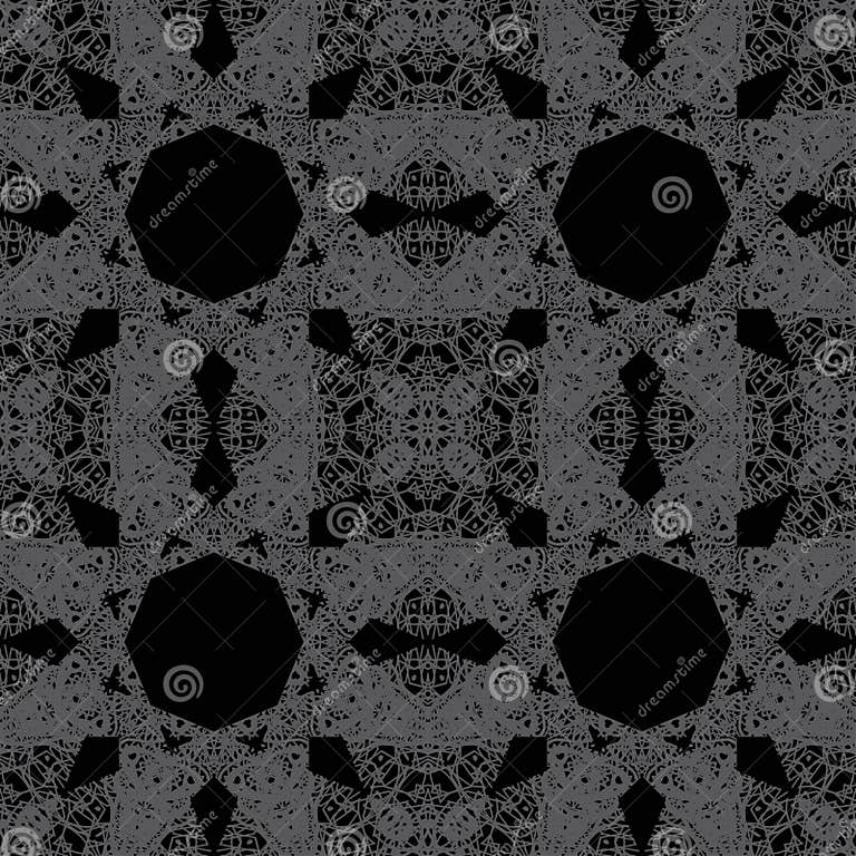 Grey lace pattern stock illustration. Illustration of florid - 125885314