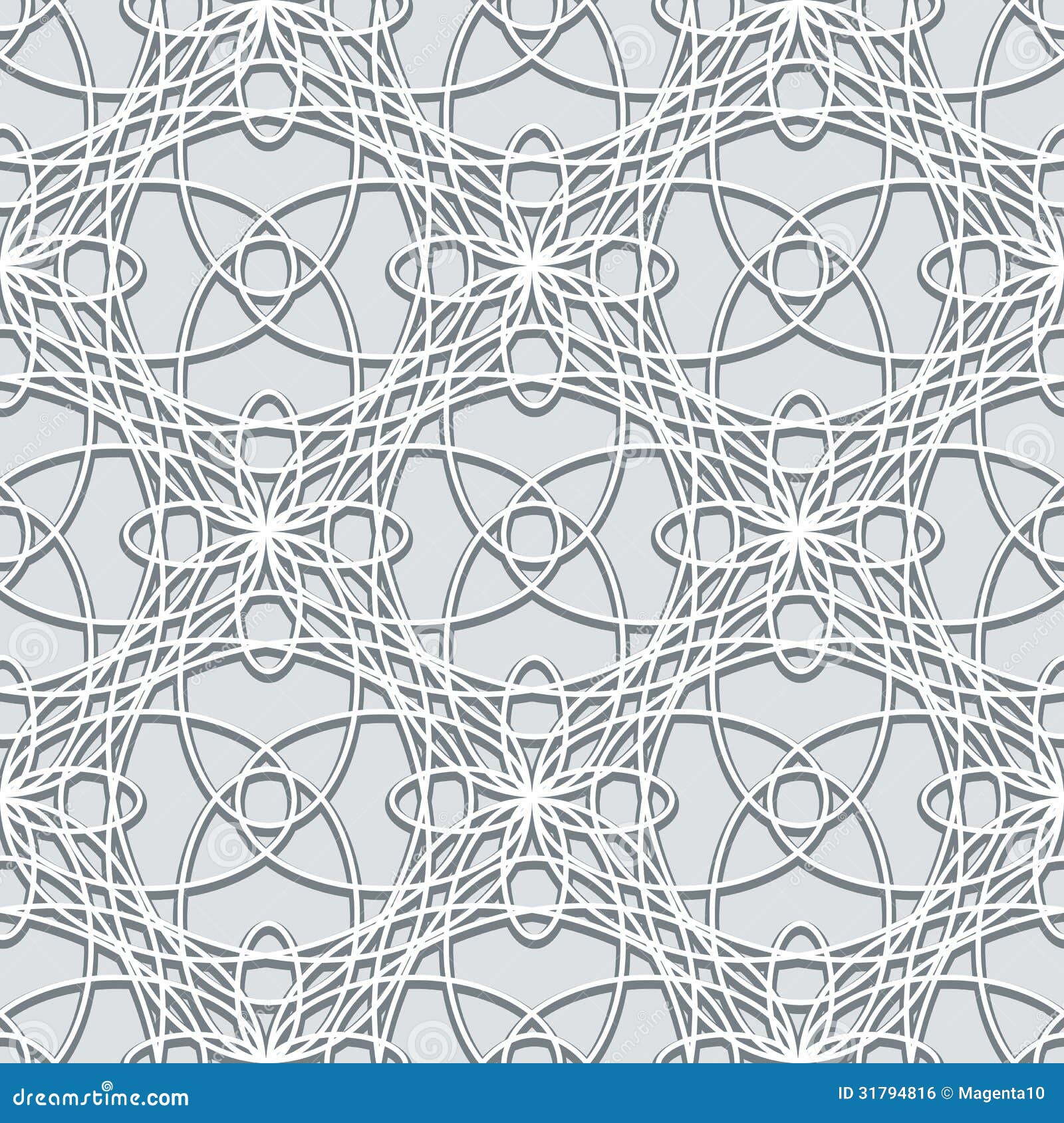 Grey lace pattern stock vector. Illustration of classic - 31794816