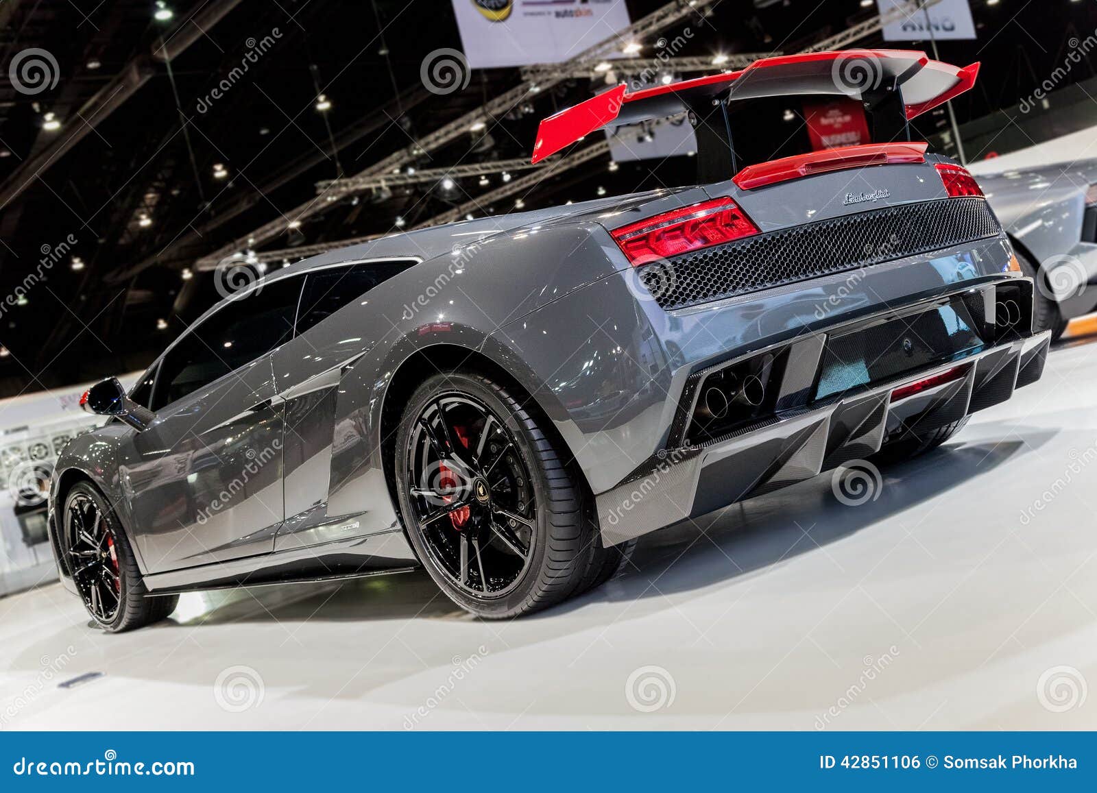 Grey Lamborghini Gallardo LP570-4 Superleggera Editorial Photo - Image ...