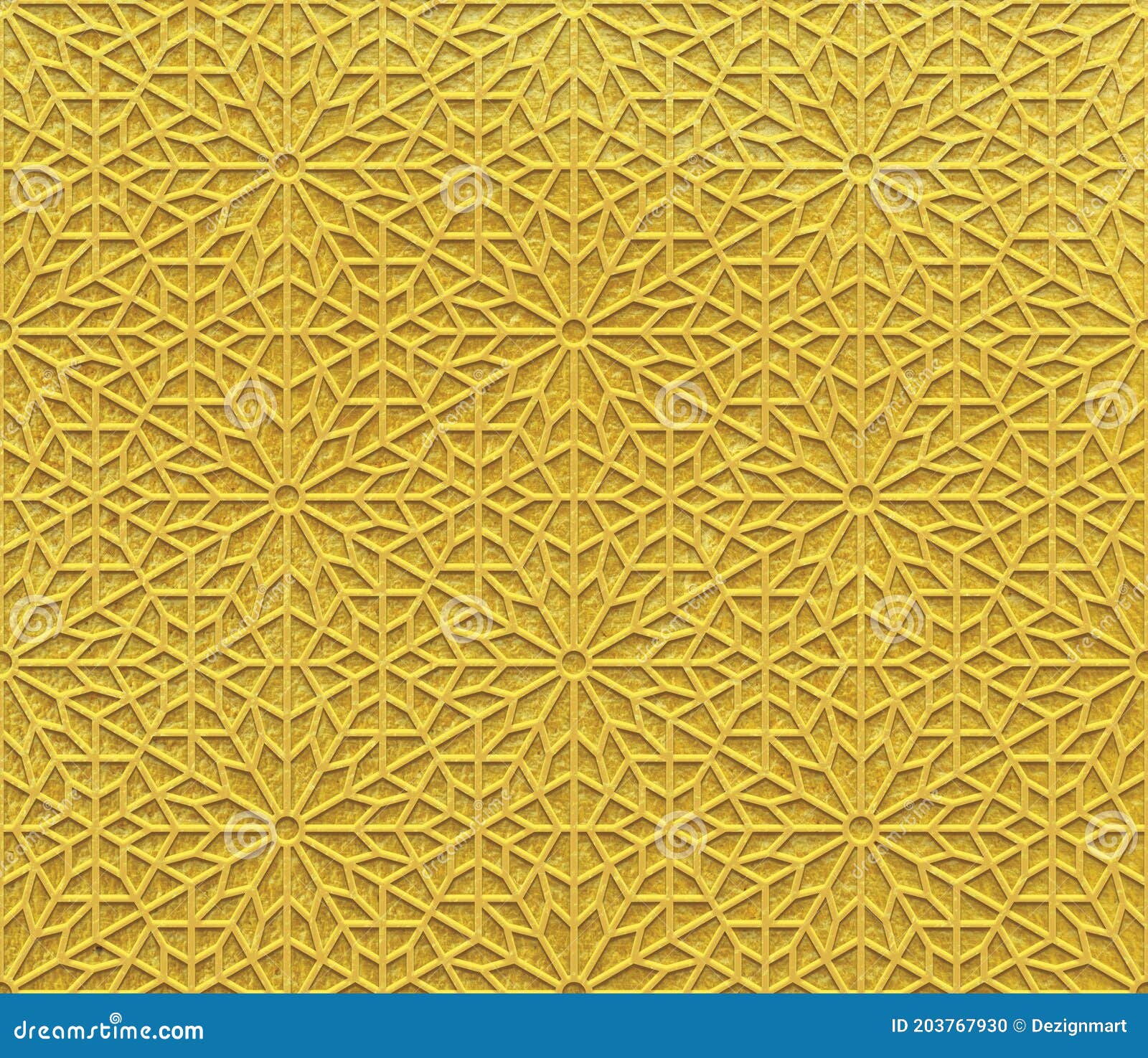 Grey Light Geometric Pattern in Arabic Style, Soft Emboss Background ...