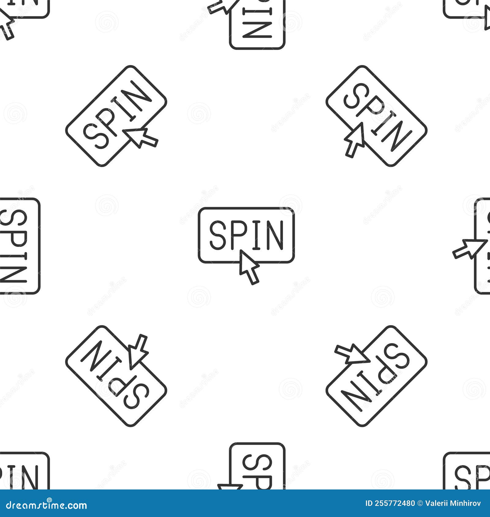 Seamless Spin Backgrounds Vector Illustration | CartoonDealer.com #13876348