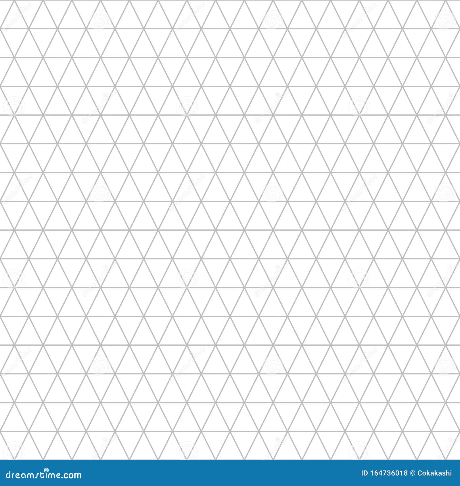 Grey Line Triangle Seamless Pattern Graphic on White Background Vector ...