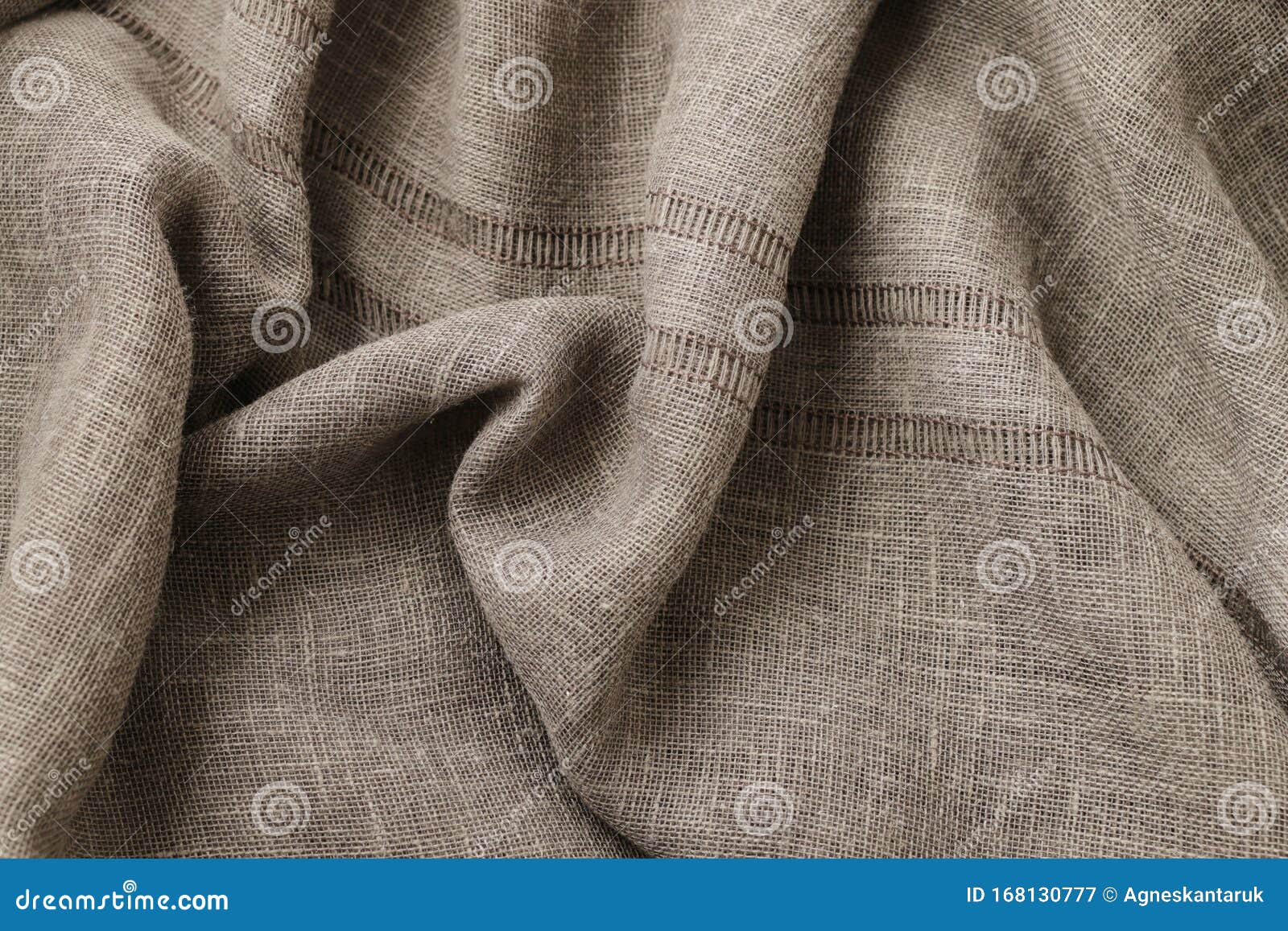 Grey linen fabric stock image. Image of clothing, bedding - 168130777