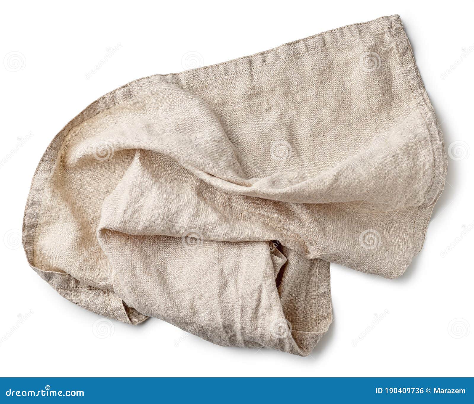 Grey linen napkin stock photo. Image of plaid, dishcloth - 190409736