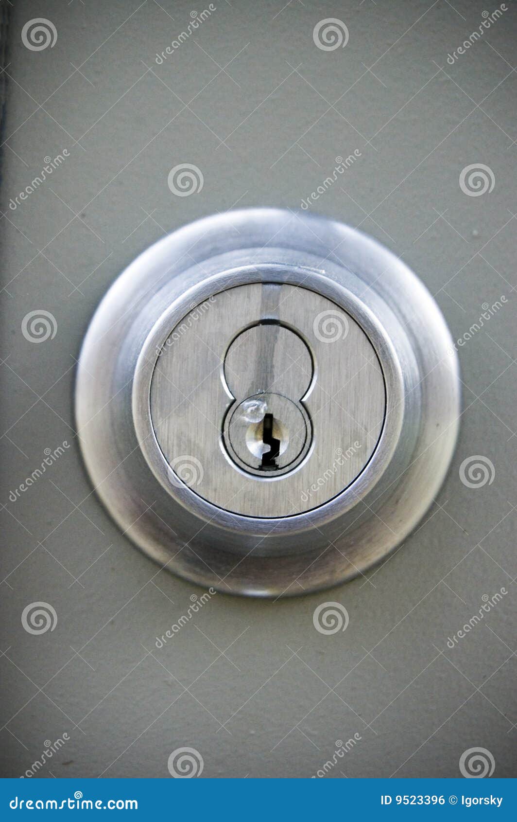 Grey lock on door stock photo. Image of grey, close, design - 9523396