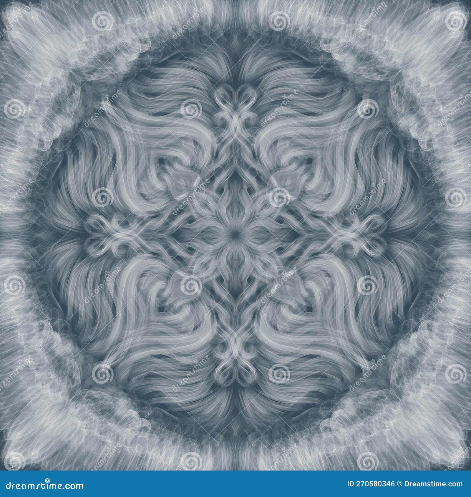 Grey Mandala Vector On White Background Illustrations | CartoonDealer ...