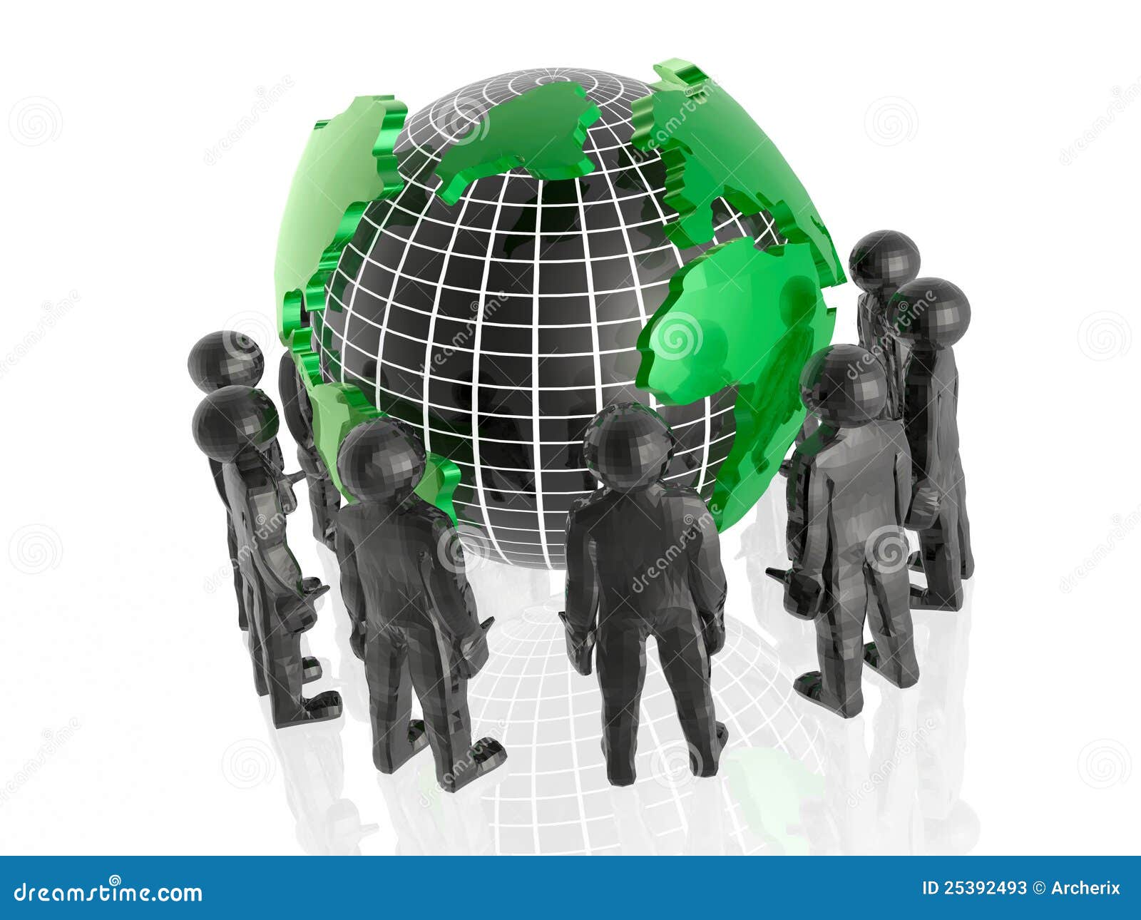 Grey mans stock illustration. Illustration of communication - 25392493