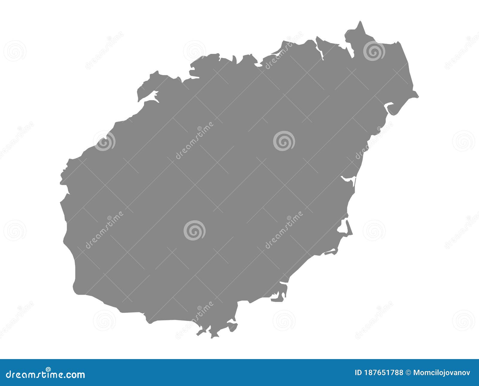 Relief Map Of Hainan Province Cartoon Vector | CartoonDealer.com #187651771