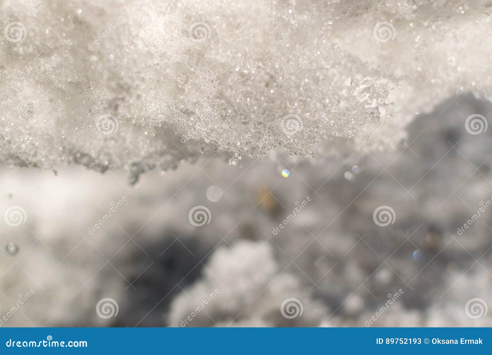 Grey Melted Snow on the Ground in Early Spring Stock Image - Image of ...