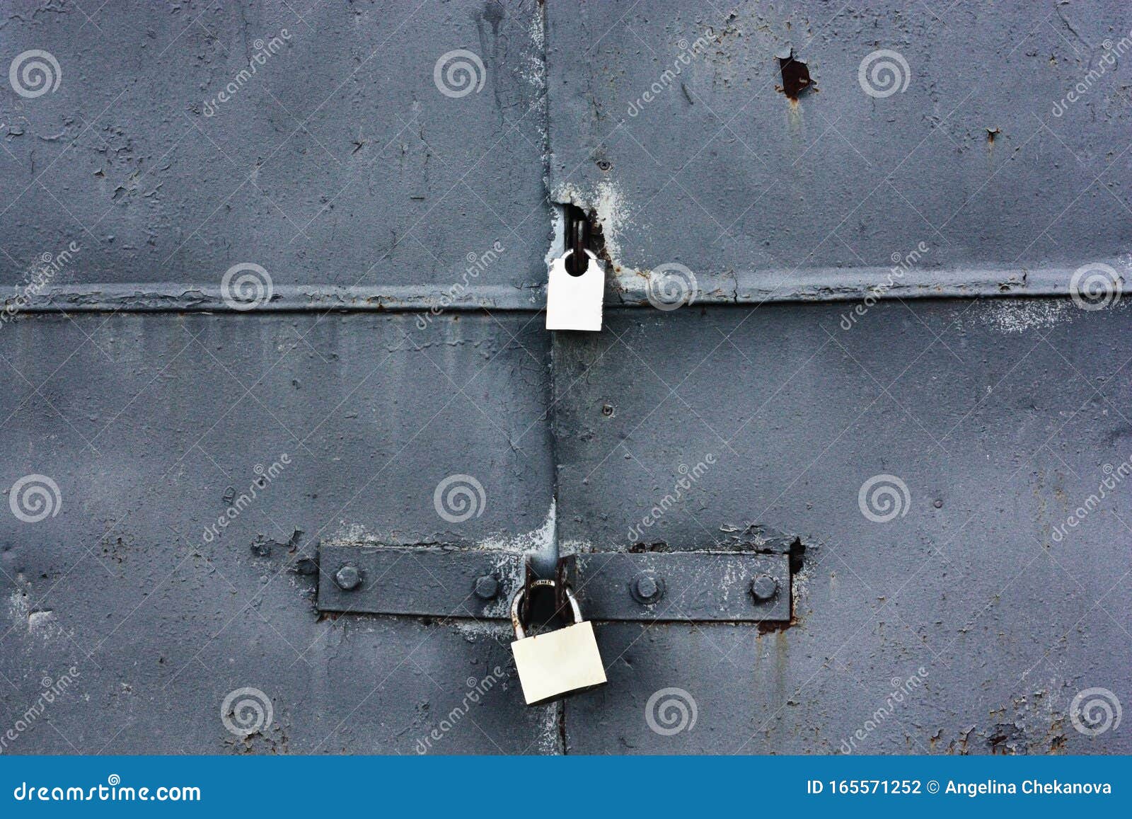 Golden Locks With Keys, Ribbons, Stains And Splashes. Hand Drawn ...