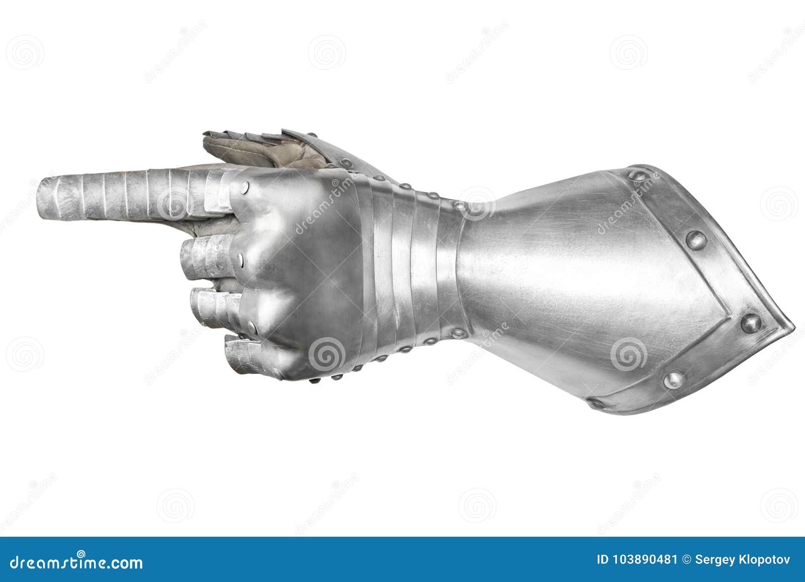 Grey Metal Finger Gauntlet immagine stock. Immagine di guanto - 103890481