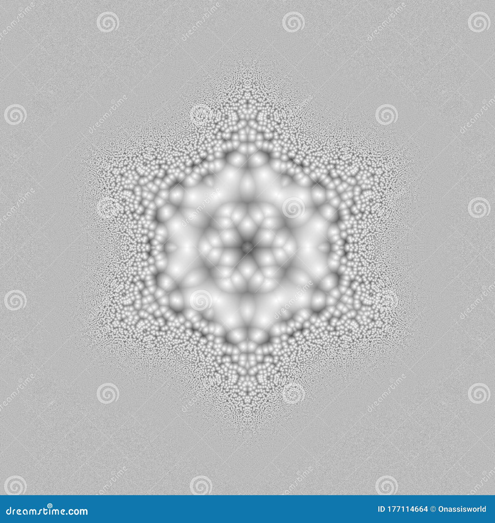 Grey Microscopic Virus Desease Abstract Background Stock Illustration ...