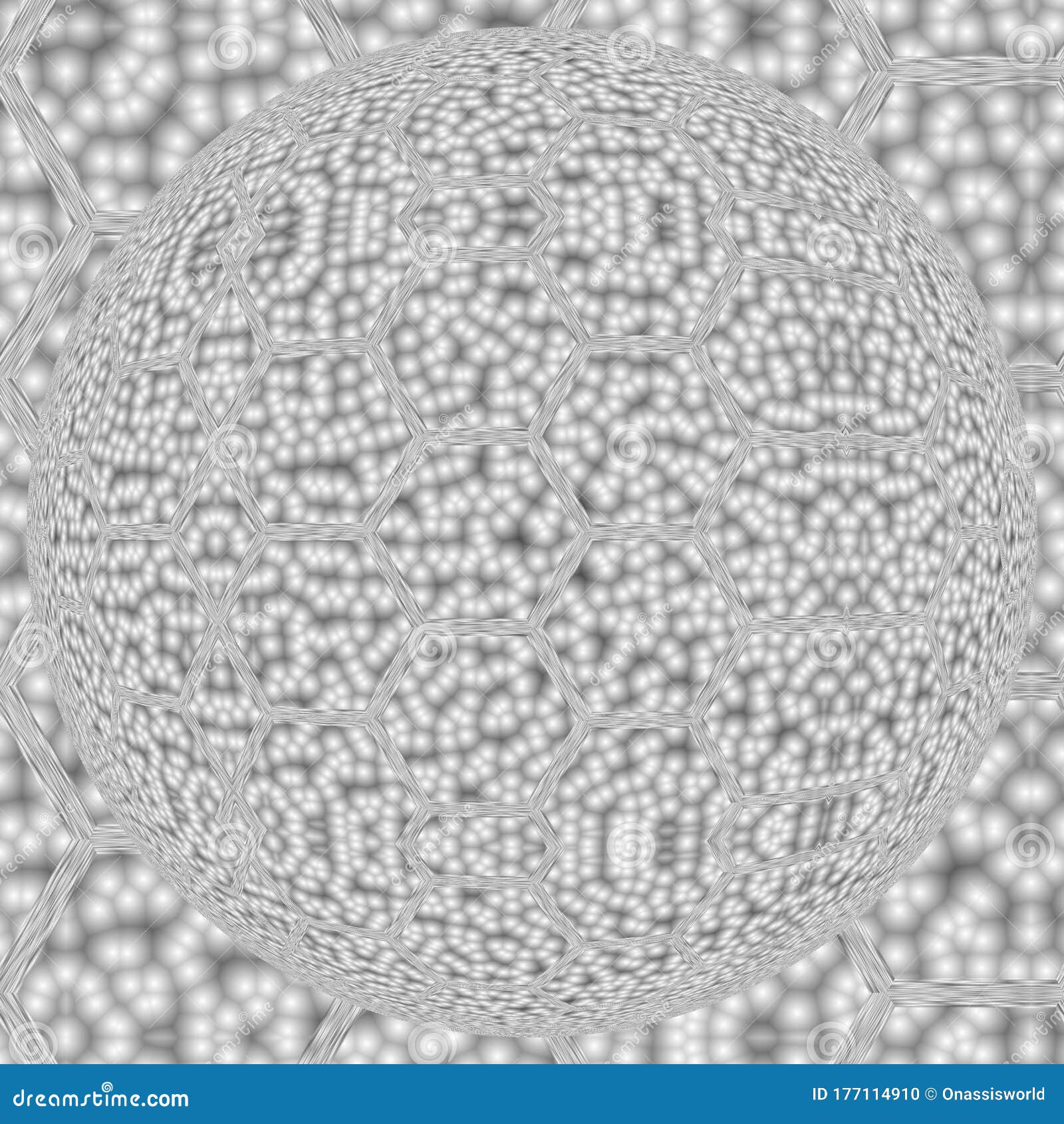 Grey Microscopic Virus Desease Abstract Background Stock Illustration ...