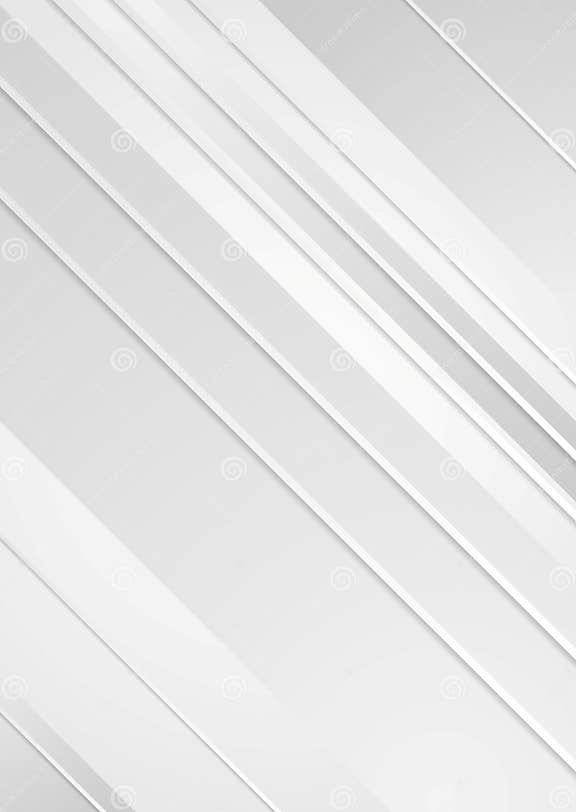 Grey Minimal Tech Striped Flyer Background Stock Vector - Illustration ...