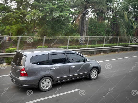 Grey minivan stock photo. Image of clipping, freight - 62623464