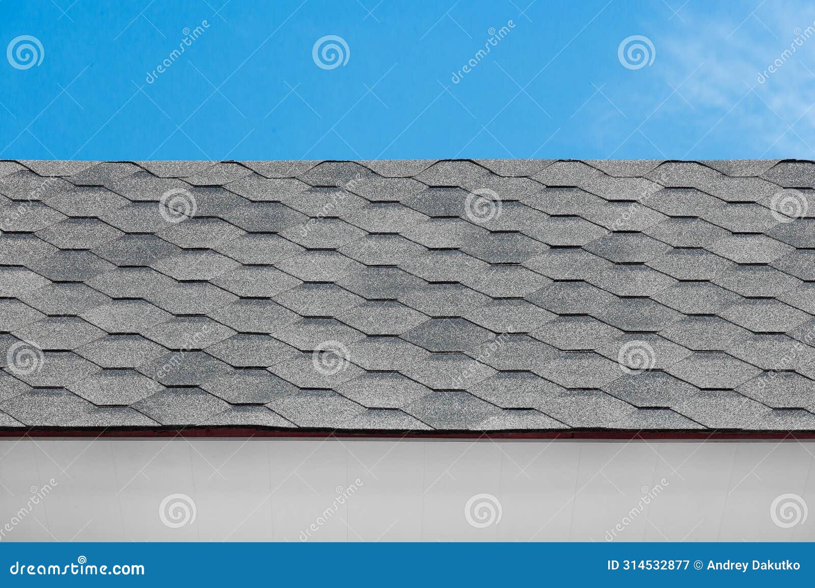 Grey Mosaic Tile Roof House Structure Abstract Building Home Pattern ...