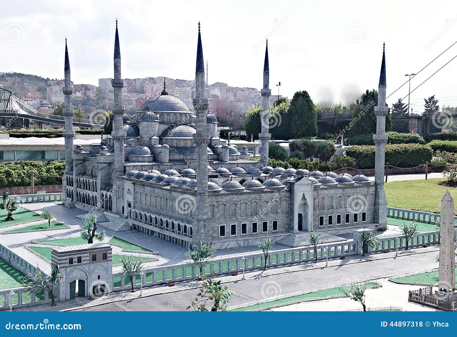 Grey Mosque stock photo. Image of turks, istanbul, tourism - 44897318