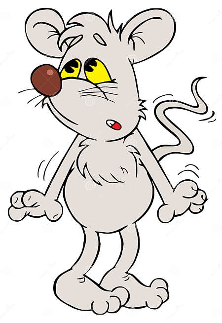 Grey Mouse (vector Clip-art) Stock Vector - Illustration of home, album ...