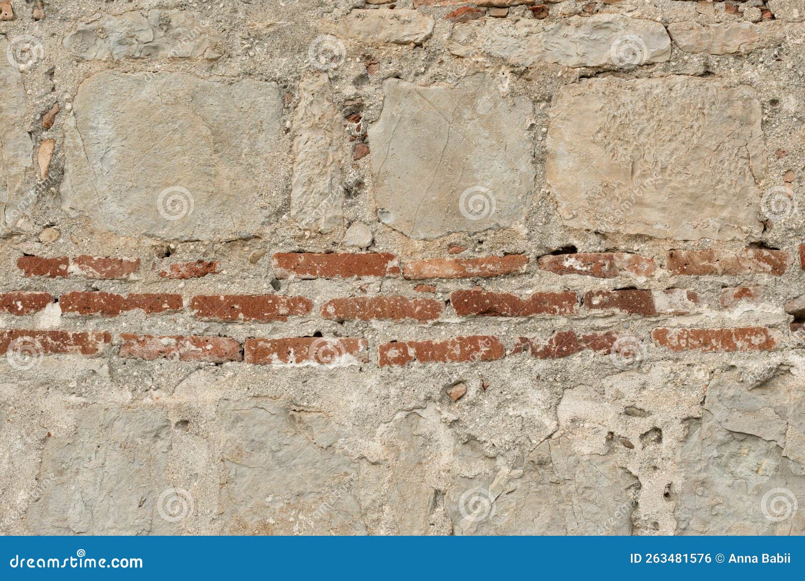 Grey Old Destroyed Brick Wall. Stock Photo - Image of architecture ...