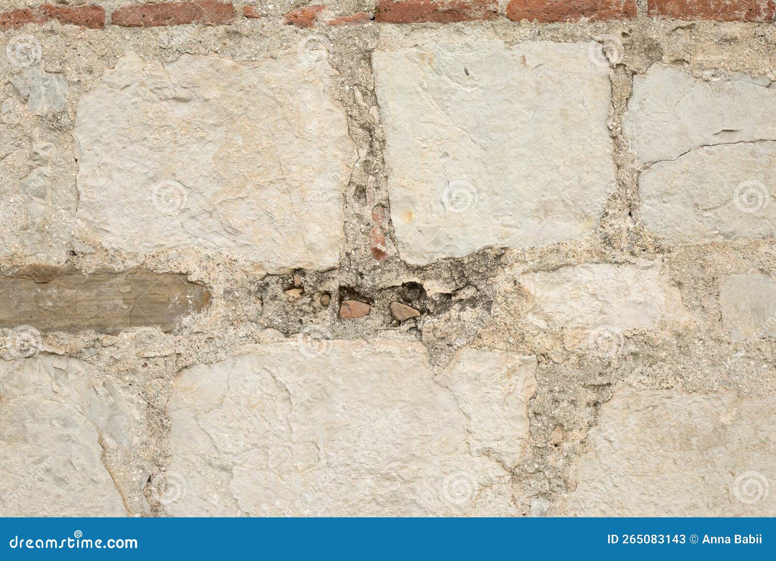 Grey Old Destroyed Brick Wall. Stock Image - Image of brickwork, wall ...