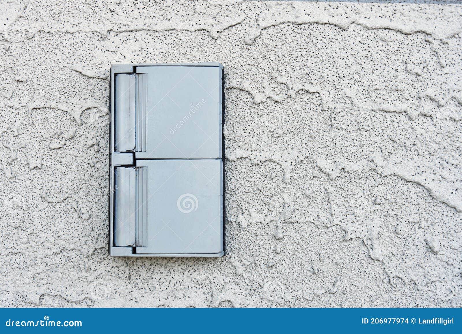 Grey Outdoor Electrical Plug Stock Photo - Image of electricity ...