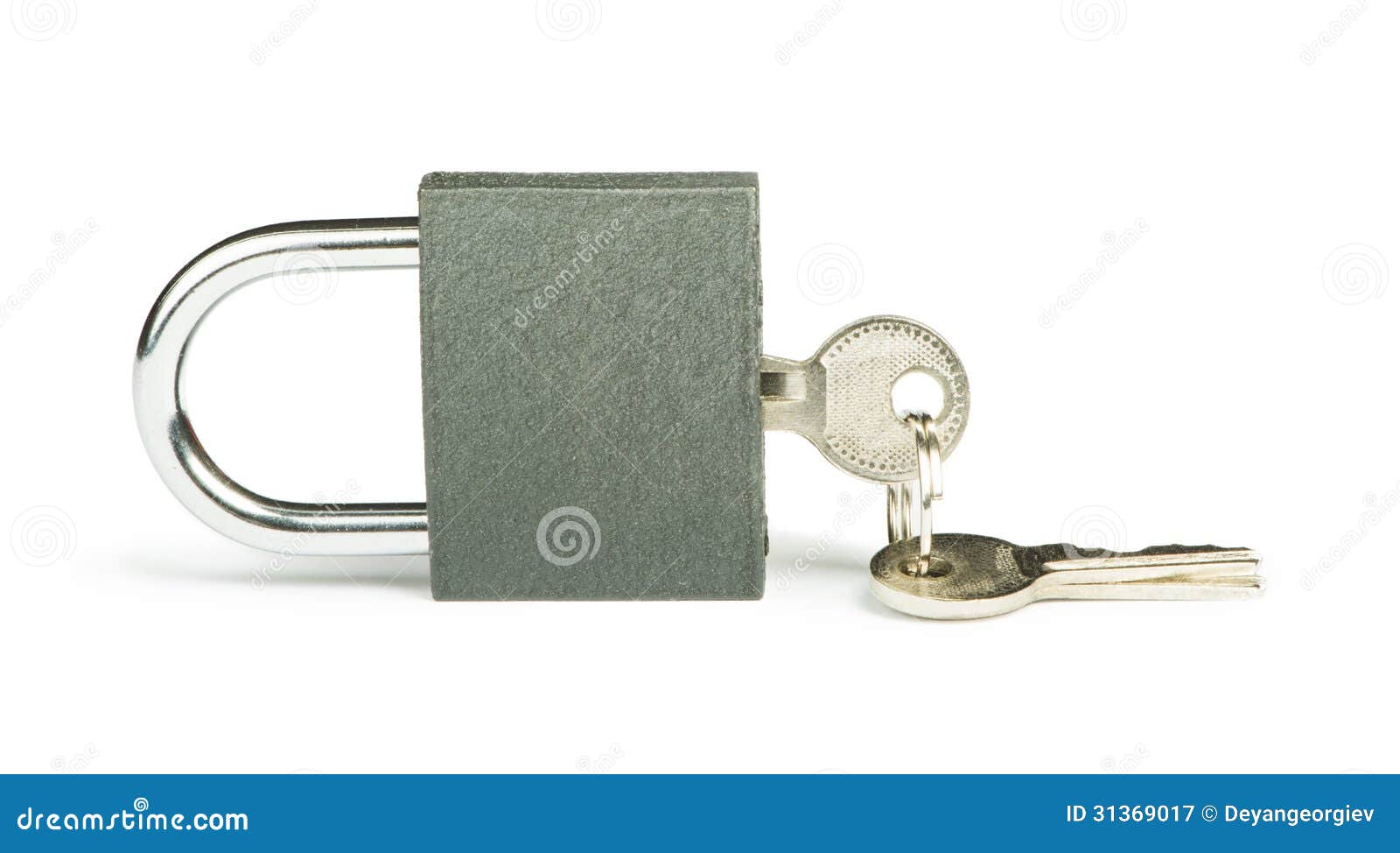 Grey padlock and keys stock image. Image of golden, lock - 31369017