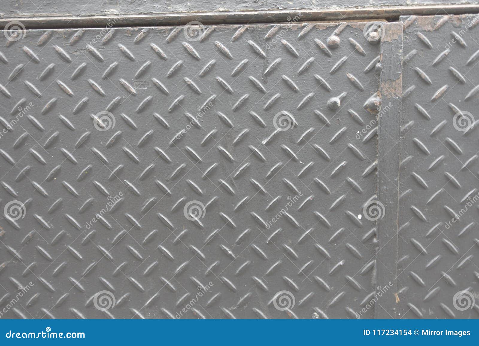 Diamond Steel, Painted, Gate Stock Photo - Image of industry ...