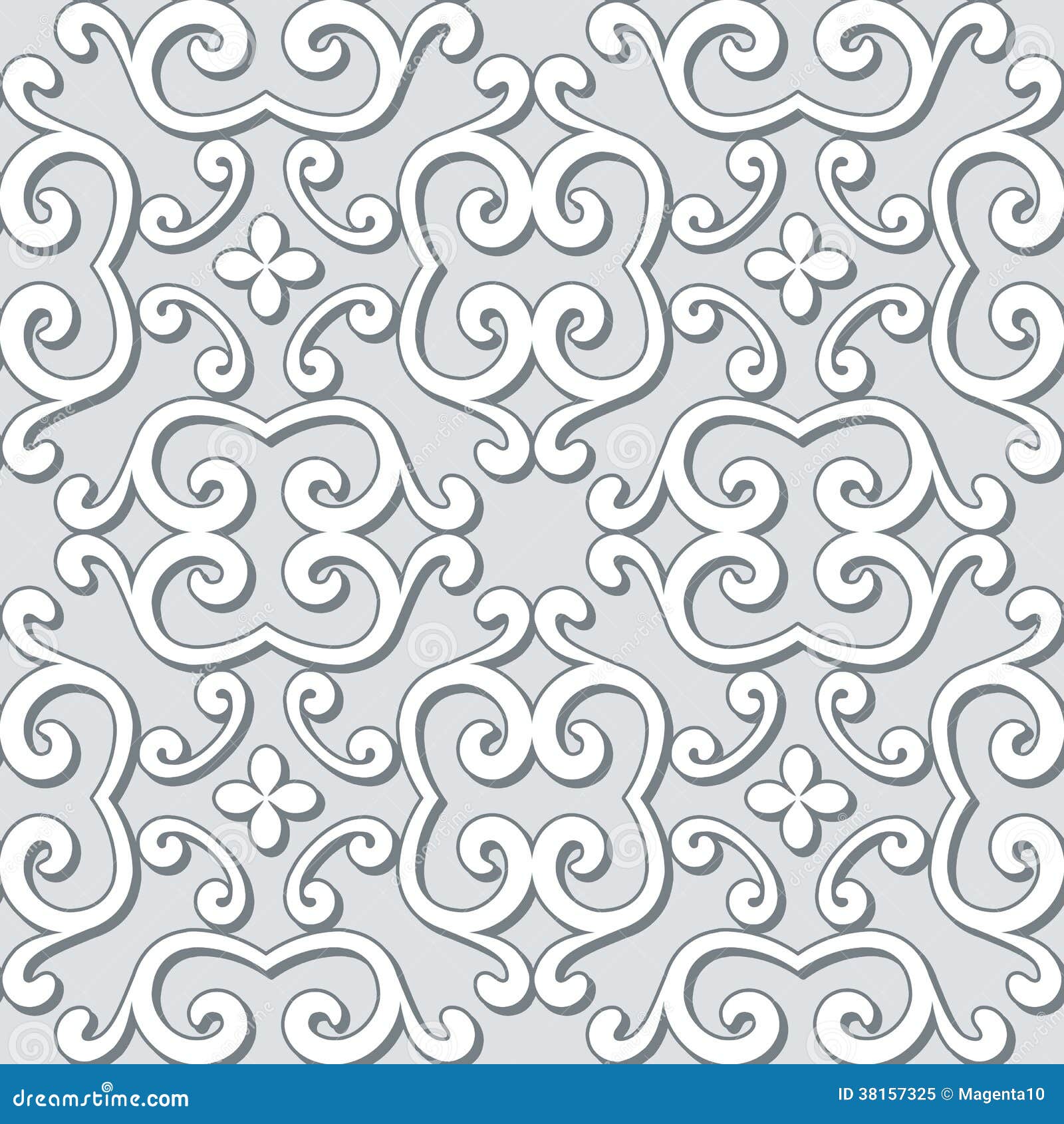 Grey pattern stock vector. Illustration of decorative - 38157325