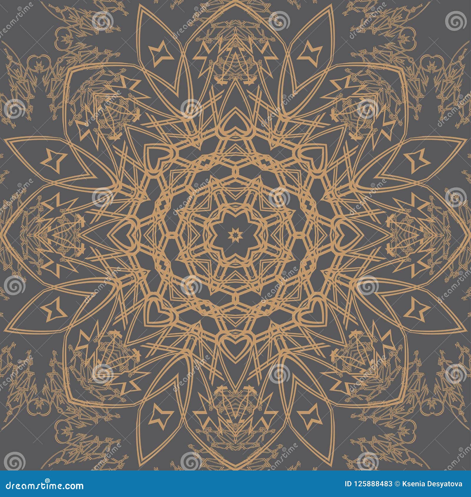 Grey lace pattern stock illustration. Illustration of ceramic - 125888483