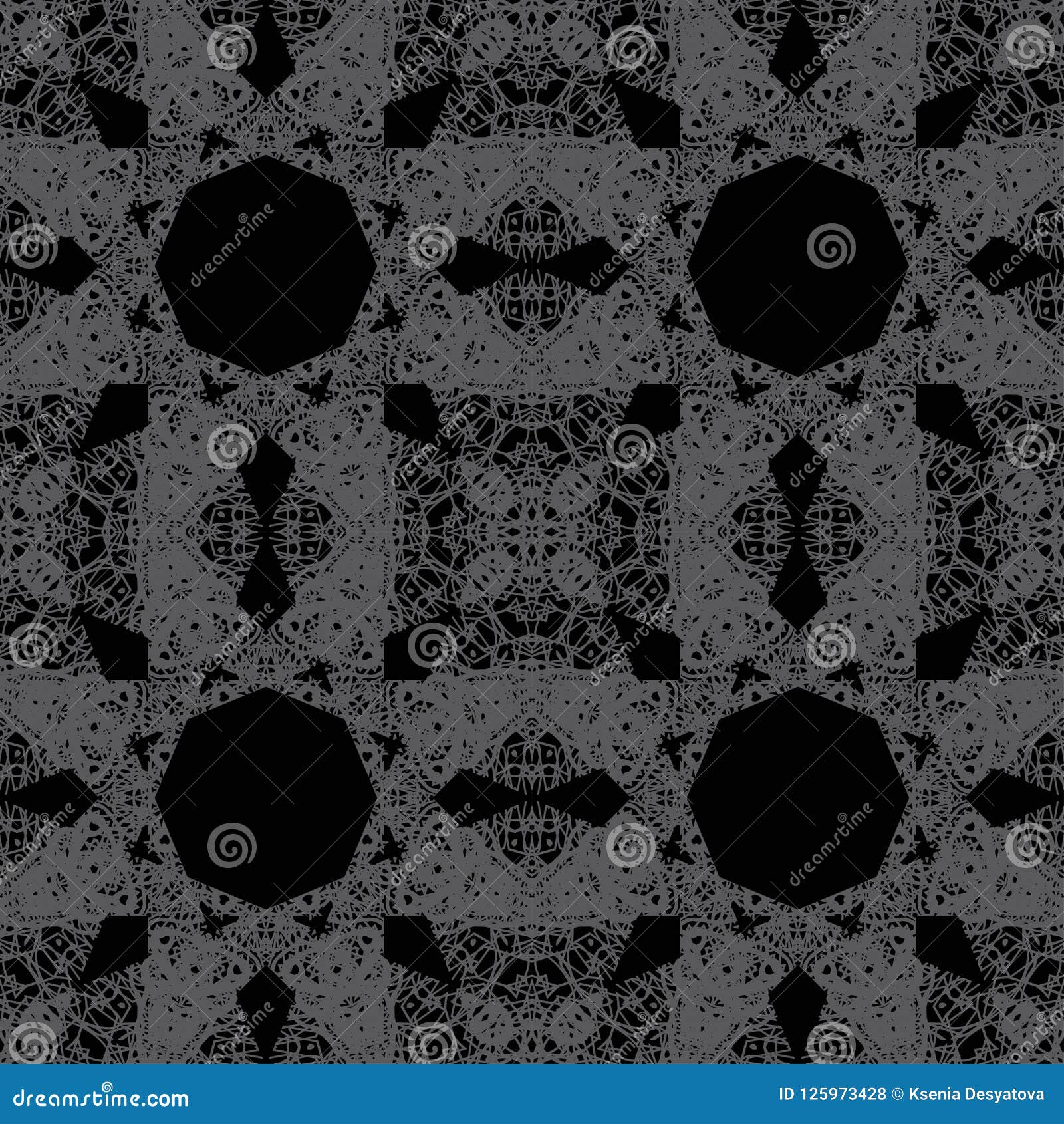 Grey lace pattern stock illustration. Illustration of gold - 125973428