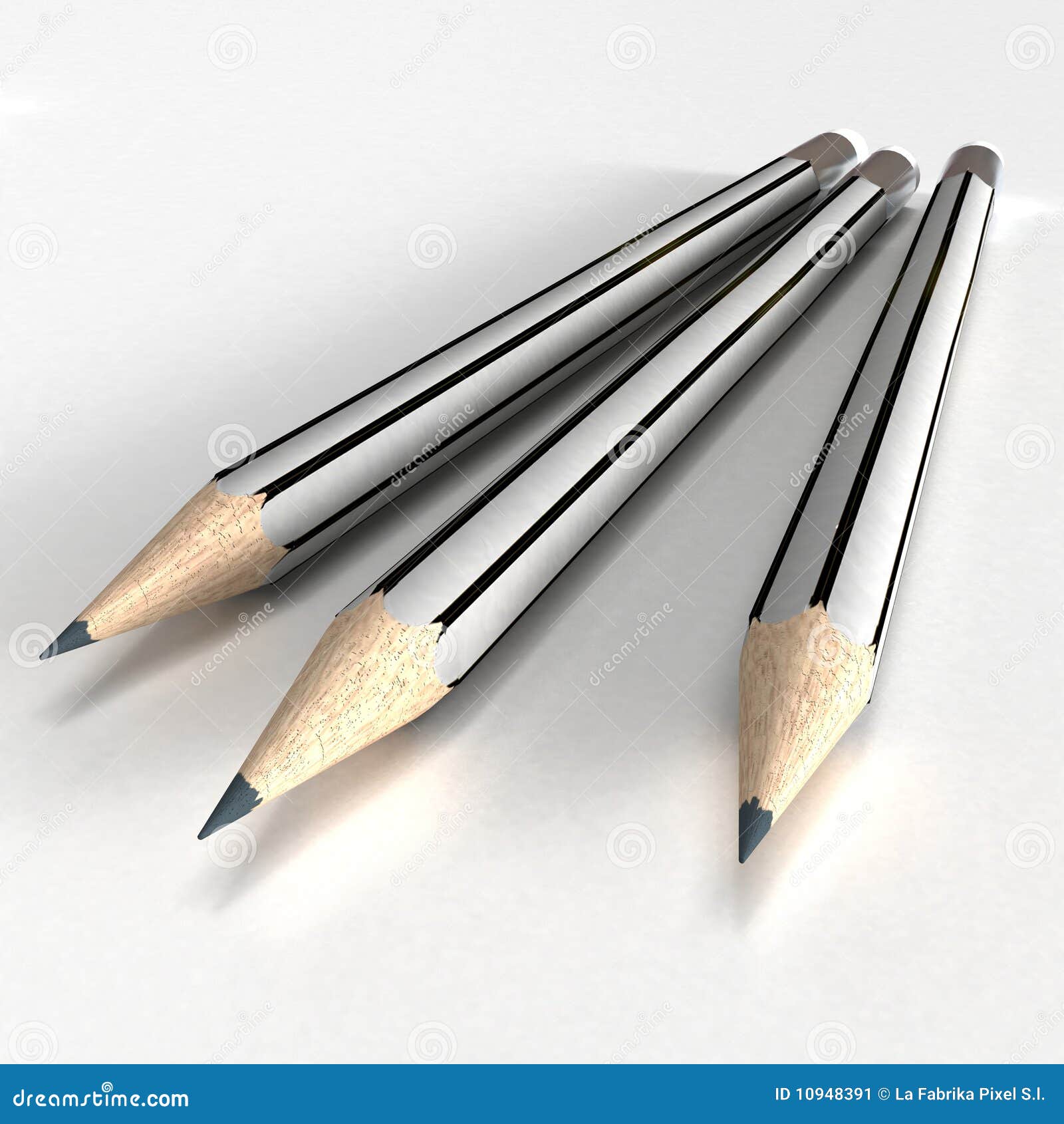 Grey pencils stock illustration. Illustration of school - 10948391
