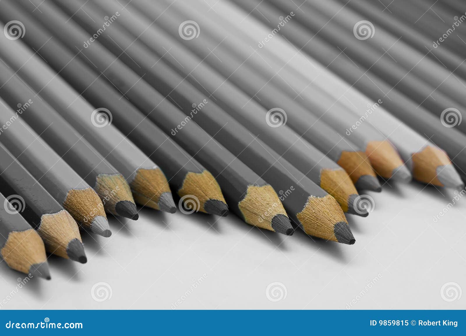 Grey Pencils stock image. Image of black, lead, crayon - 9859815