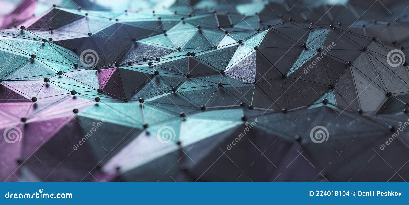 Grey Polygonal Landscape Background. Landing Page Concept Stock ...