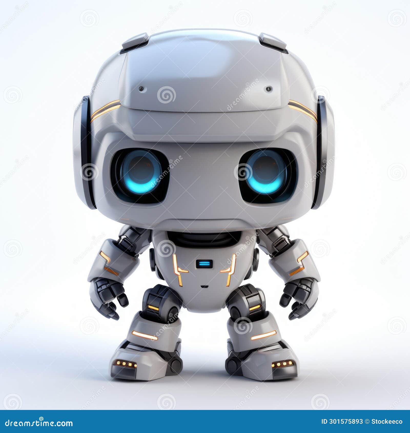 Grey Pop Robot Toy: Shiny Eyes, Strong Facial Expression, Intel Core ...